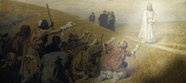 UN LEPROSO, SE POSTRÓ ANTE JESÚS DÁNDOLE GRACIAS