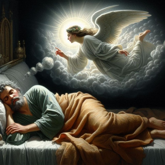 UN ÁNGEL SE APARECIÓ A JOSÉ